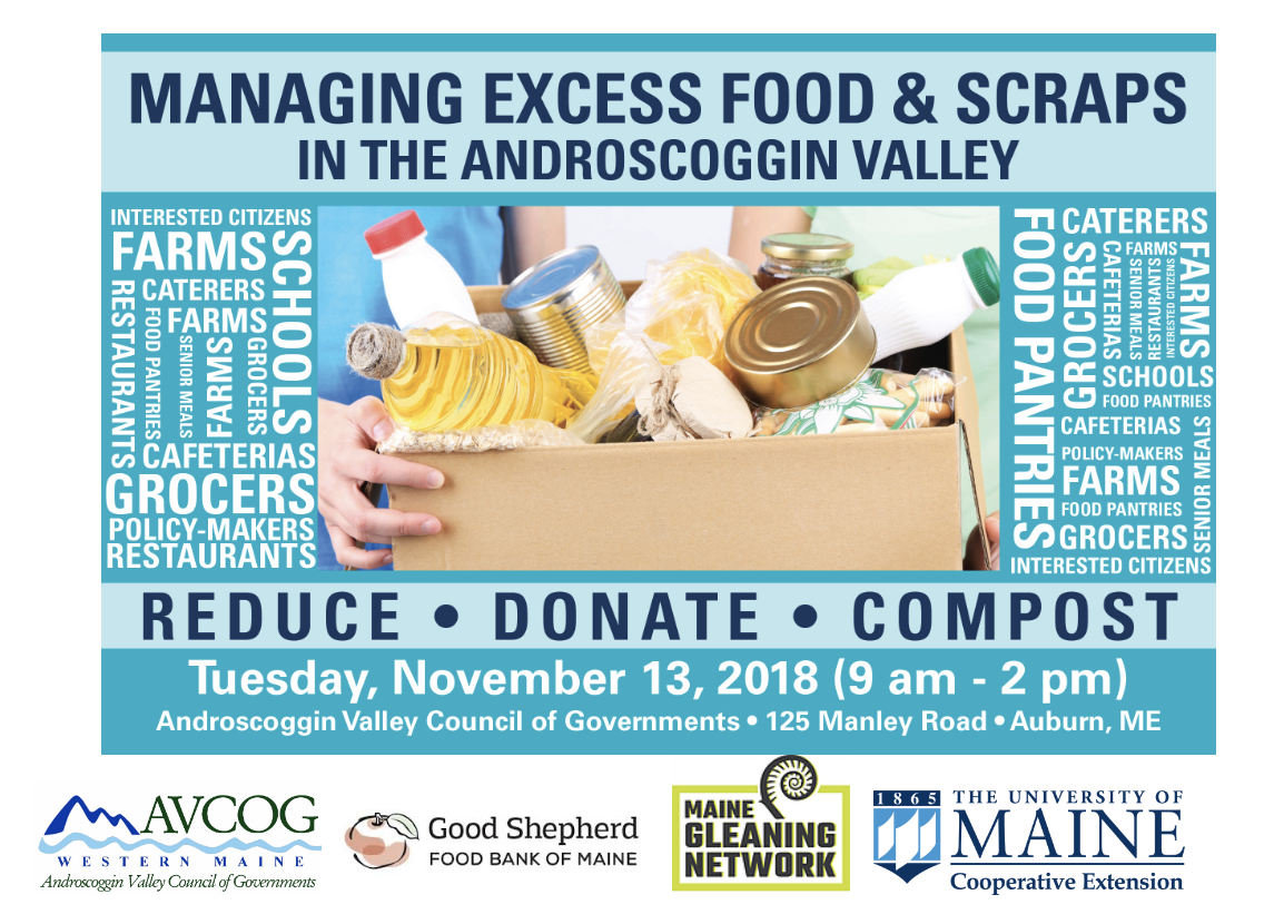 Managing Excess Food & Scraps in the Androscoggin Valley: Reduce - Donate - Compost Workshop ...